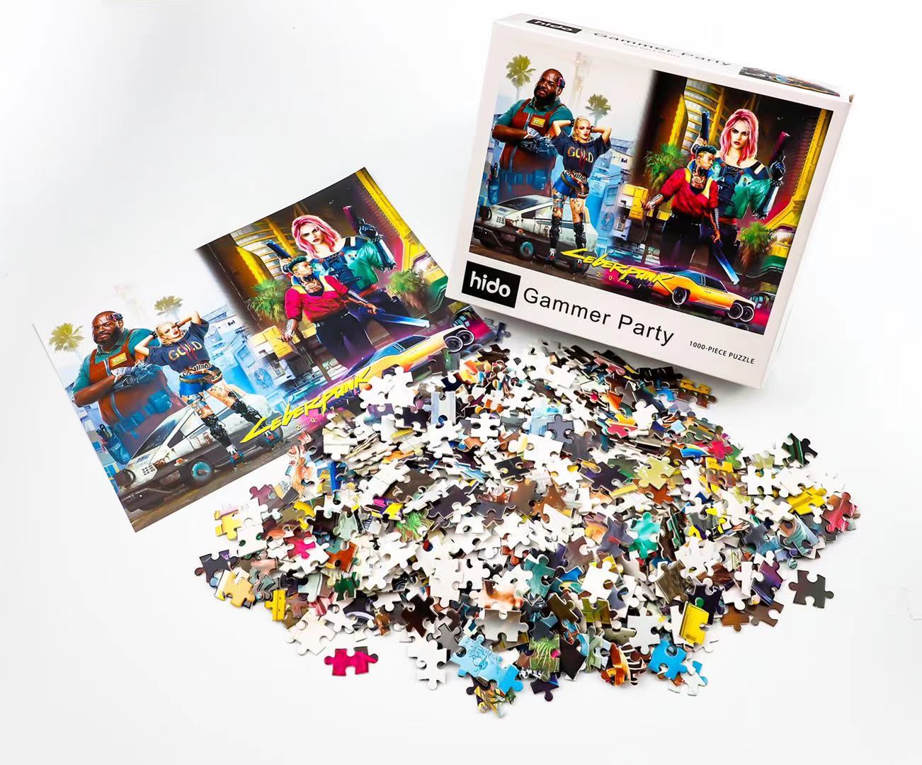 Cyberpunk 2077 Puzzle Single Game 1000pcs Two styles