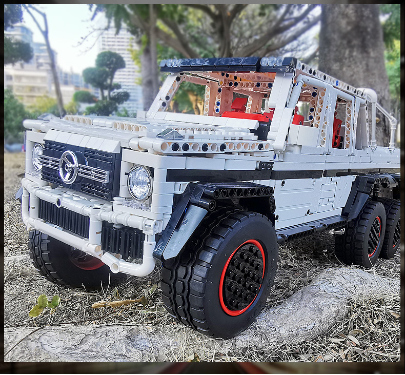 Mould King 13061 Technic "Mercedes-Benz" G63 6x6 Building Blocks 1:10 Model 3686pcs Bricks From ...