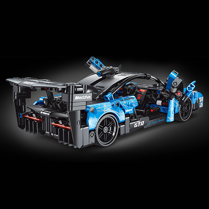 New stock for T3029 Technic Blue Super Car Model building blocks 606pcs ...