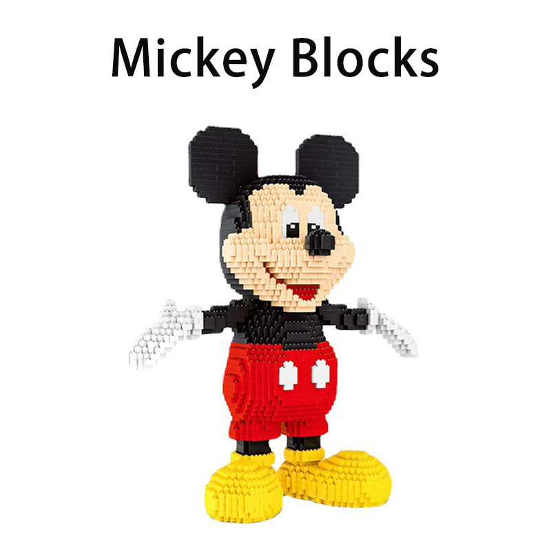 POGO5001 Idea Cute Mickey Model building blocks 2500pcs bricks toy ship ...