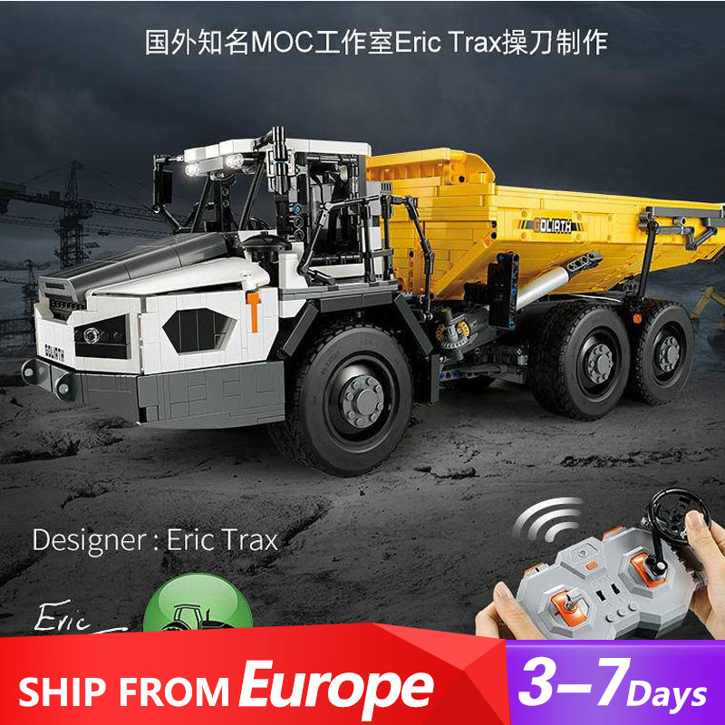 [Pre-sale] CaDA C61054 Moc Technical 1:17 Articulated Dump Truck Car ...