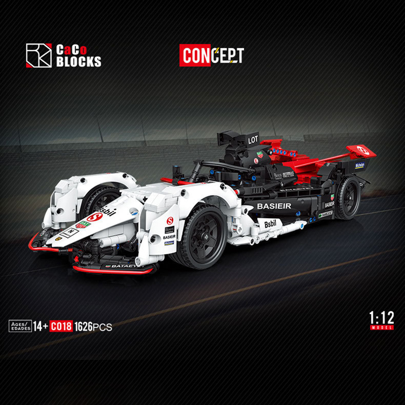 CaCo C018 Formula E racing Car FE Model Technic | Barweer