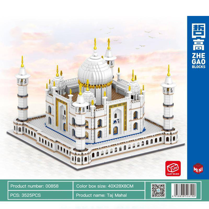 [Mini Micro Bricks] ZHEGAO 00858 Taj Mahal Modular Building