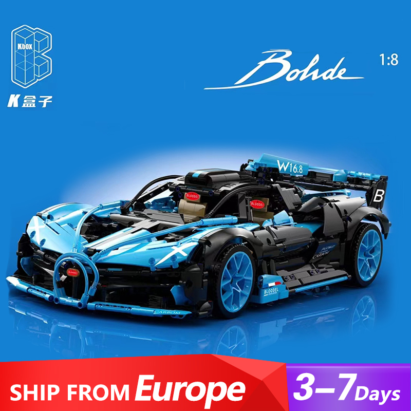 K-box 10211B Moc Technic Bolide Sports Car static version Building ...