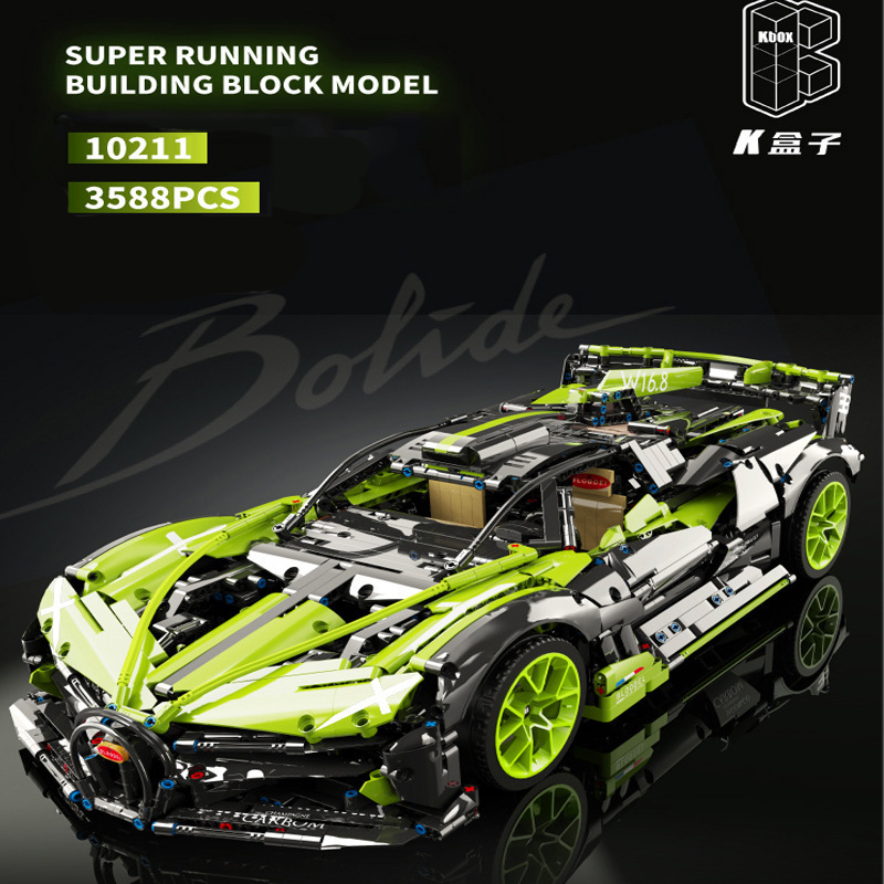 K-Box 10211 Technic Bugatti Bolide Building Blocks 3588±pcs Bricks Toys ...