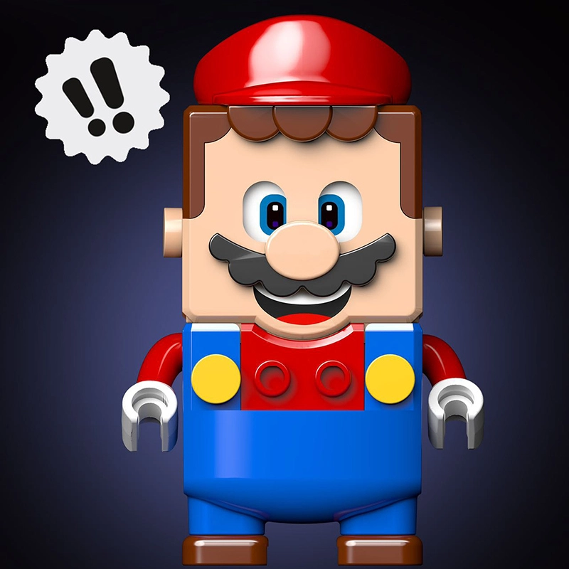 Custom 73196 Movie & Game Red Super Mario 64 Question Mark Block ...