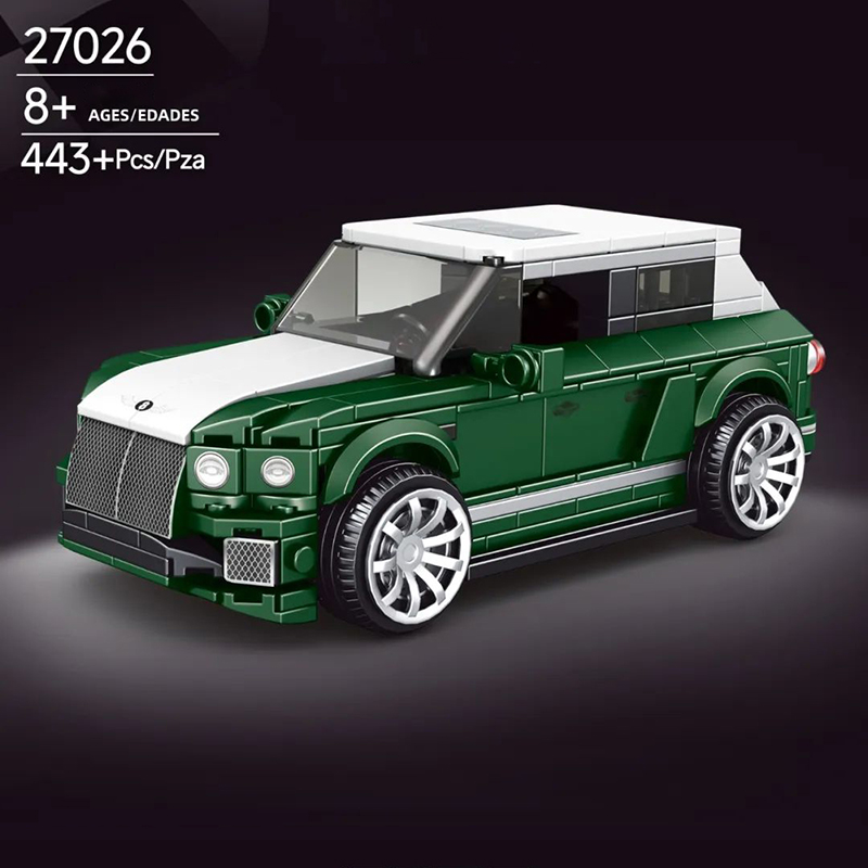 [With Display Box]Mould King 27026 Bentley Bentayga Speed Champions Racers
