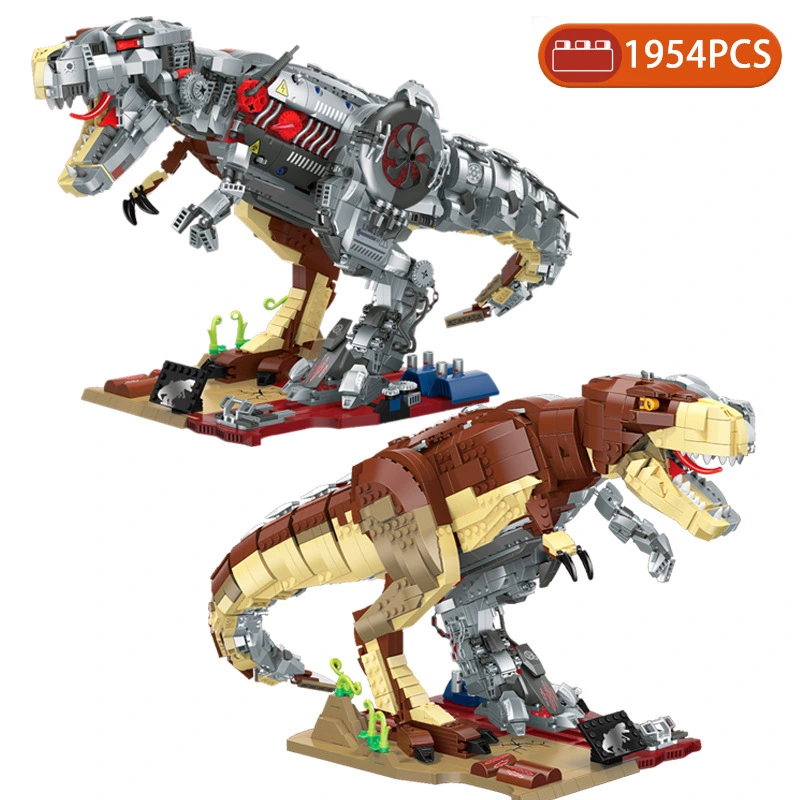 LiNoos(ZHEGAO) LN4100 Jurassic World Semi Mechanical Tyrannosaurus Rex ...