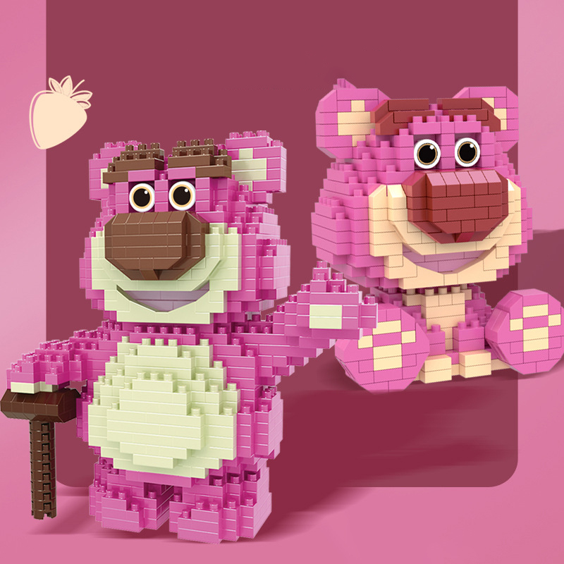 {Mini Micro Bricks} JIHUI M1015 M1016 Mini Bricks Standing Strawberry ...