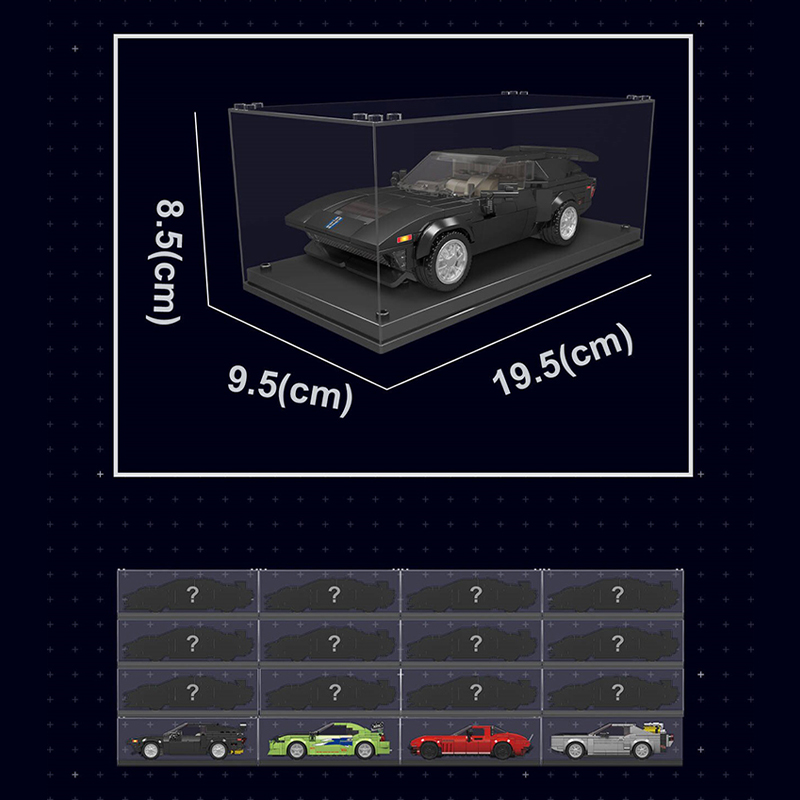 [With Display Box]Mould King 27032 GTS-5 Speed Champions Racers