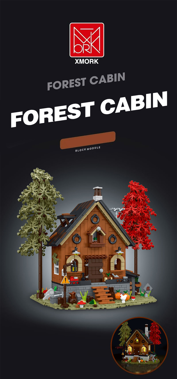 Mork 031072 Forest Cabin Modular Building