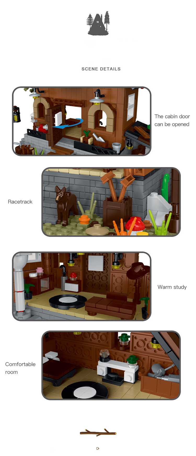 Mork 031072 Forest Cabin Modular Building