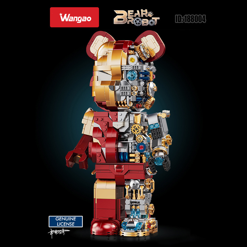 Wangao 188004 Iron Man Semi-Mechanical Bear Brick