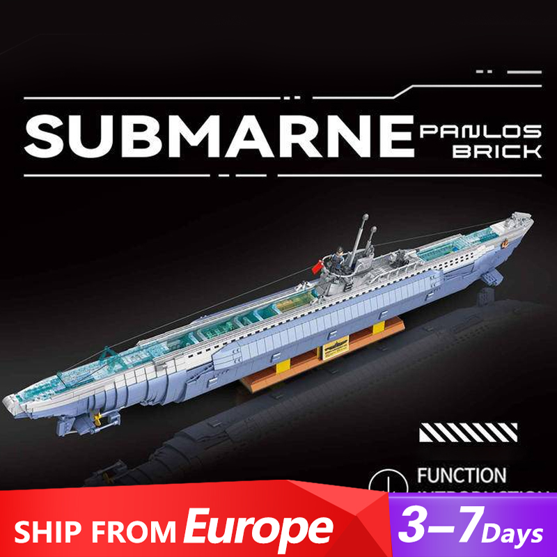 Panlos 628011 U-552 Submarine Military Building Block Set