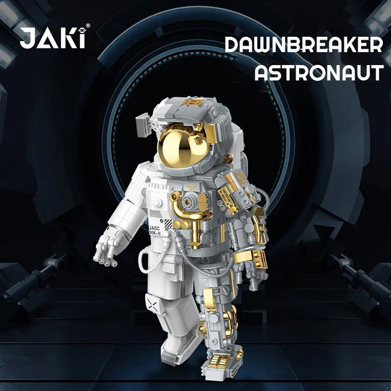 LEGO MOC JAKI 9116 Creator Gold Version Space astronaut Building Blocks ...