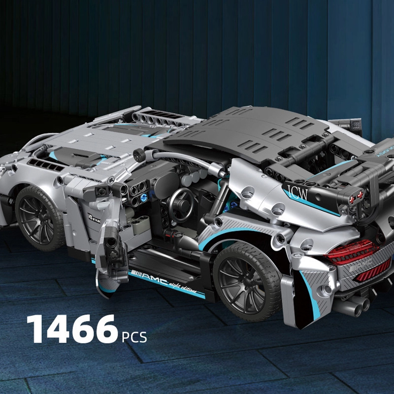 MJI8620A Static version Technic 1:14 Plated AMG Super Car Building ...