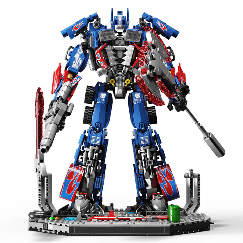 Tuole 6006 Movie & Games Series Transformers Optimus Prime Building ...