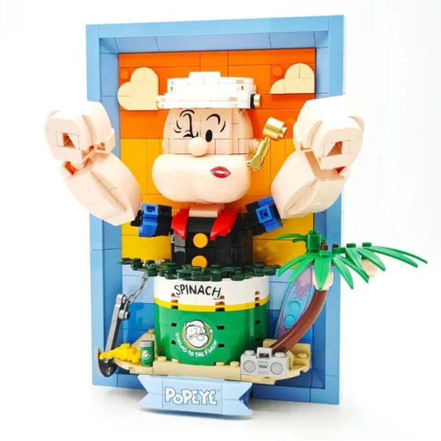 Pantasy 86403 Popeye Series Popeye 3D Picture Movie & Games Building ...