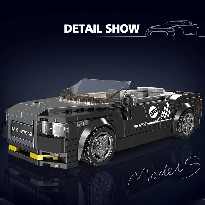 [With Display Box]Mould King 27042 Rolls-Royce DAWN Racers Speed Champions