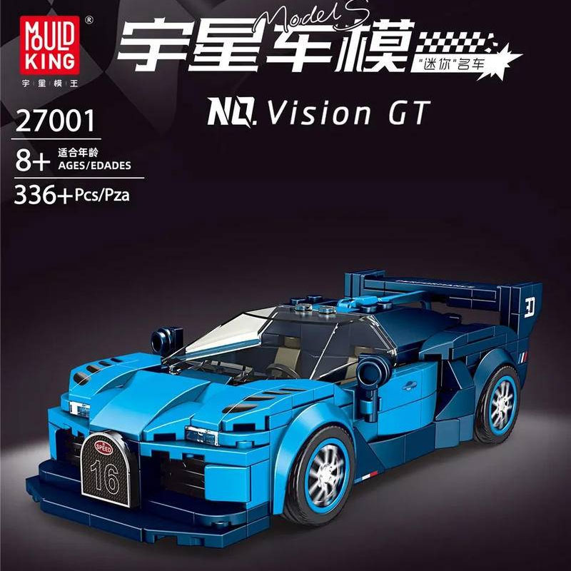 [With Display Box] Moulkd King 27001 Bugatti Vision GT Speed Champions ...