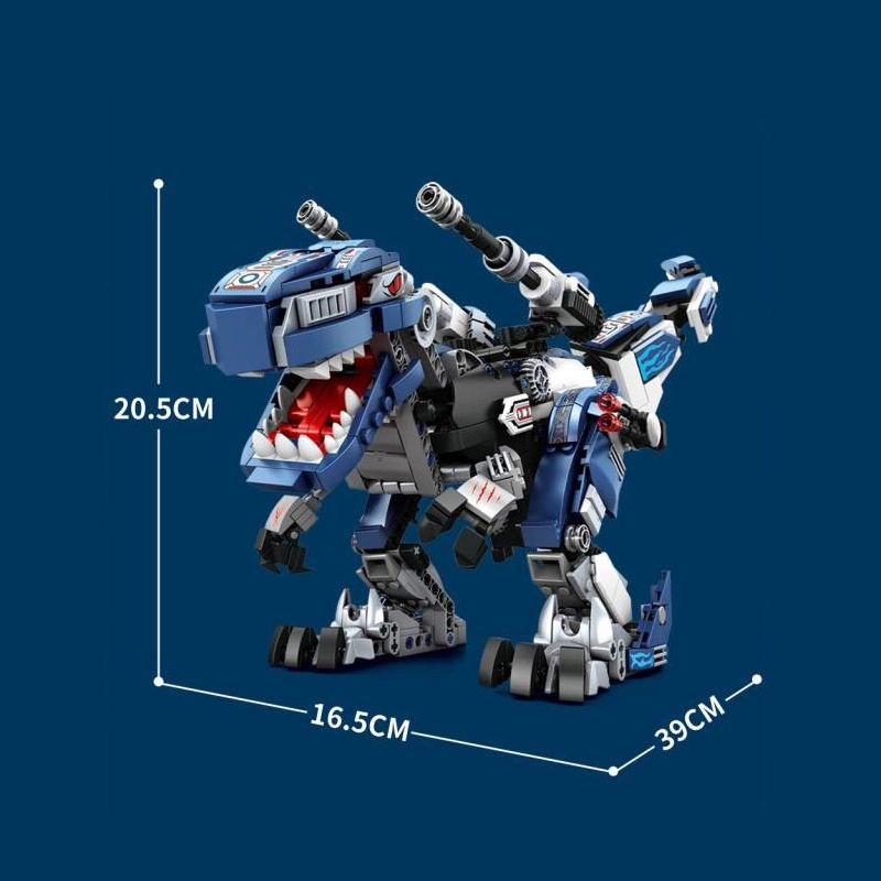 【With Motor】Reobrix 33002 Creator 3in1 Mecha Dino Mecha Rex