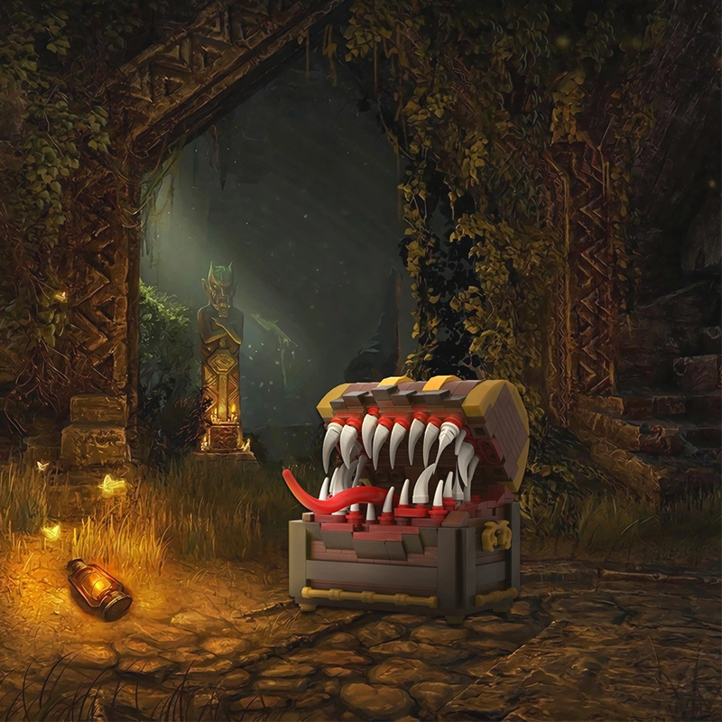 BuildMoc C7889 Chest Monster Creator Expert