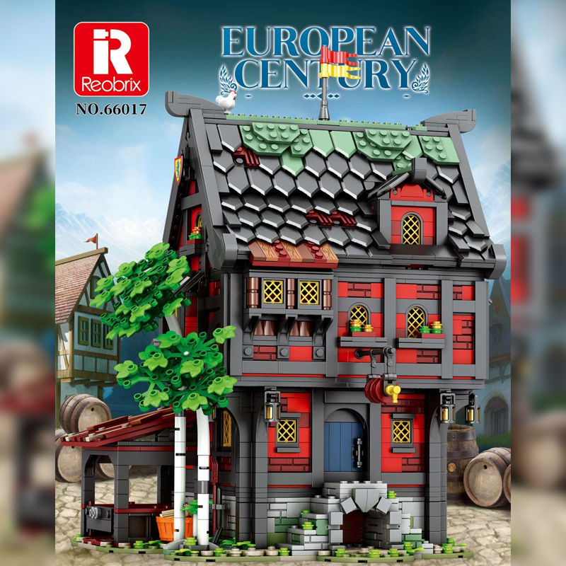 Reobrix 66017 European Century Medieval Tavern Modular Buildings