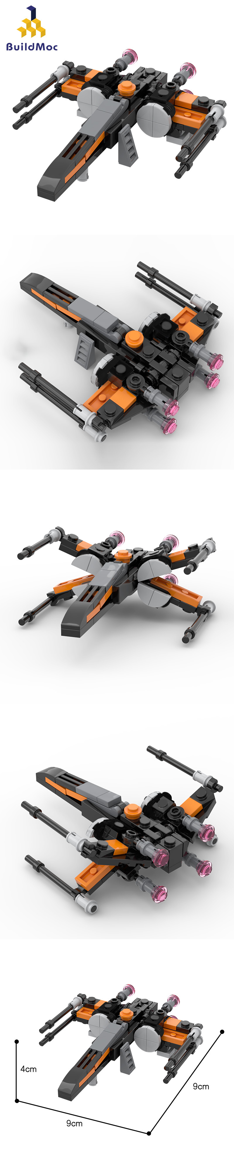 BuildMoc MOC-34123 Wing Boda Meron Creator Expert