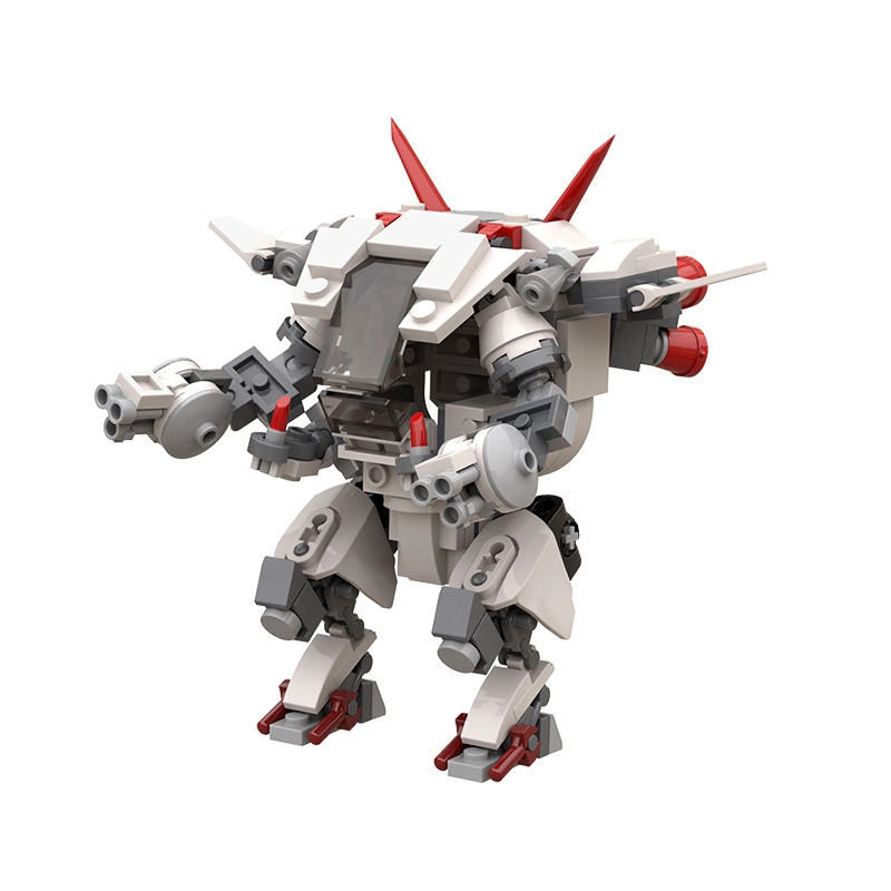 BuildMoc MOC-12575 White Rabbit Dav Mecha Creator Expert