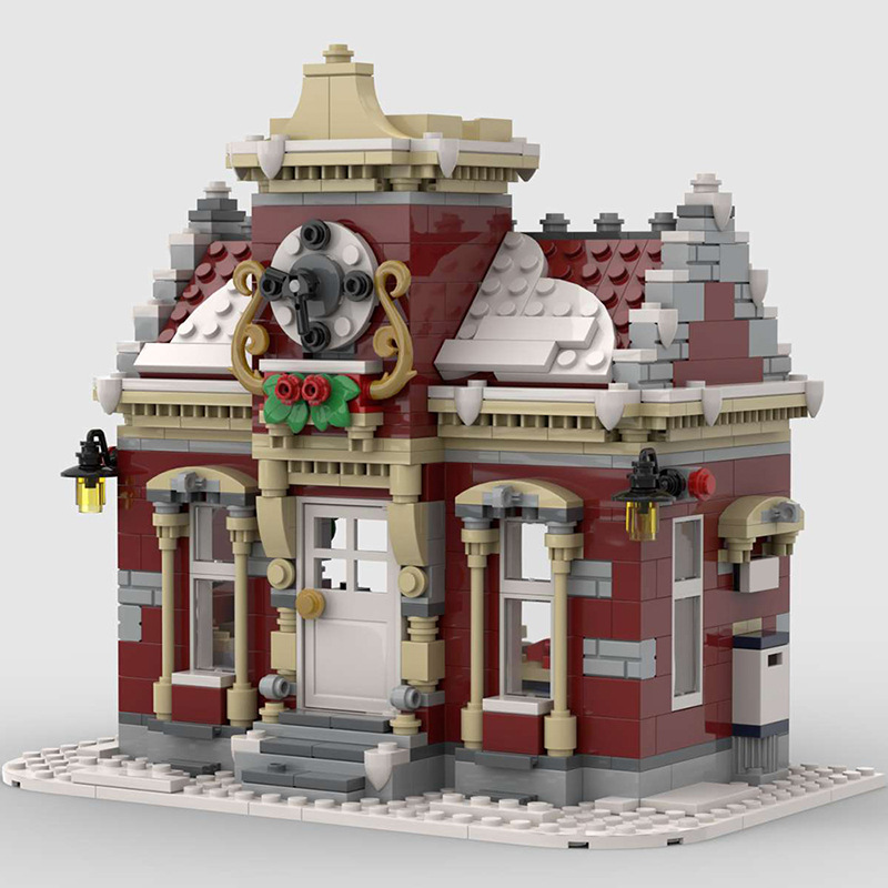 BuildMoc MOC-84431 Winter Town Hall Creator