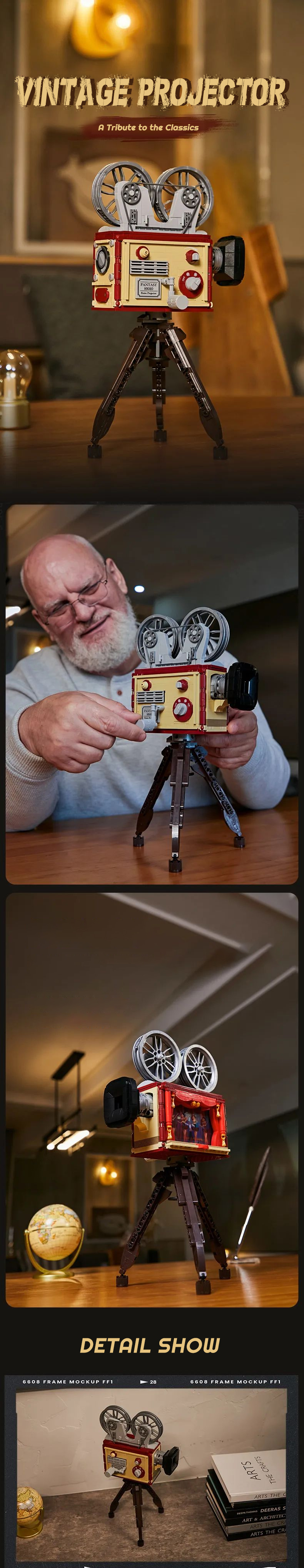 LEGO MOC Pantasy 85010 Vintage Projector Creator