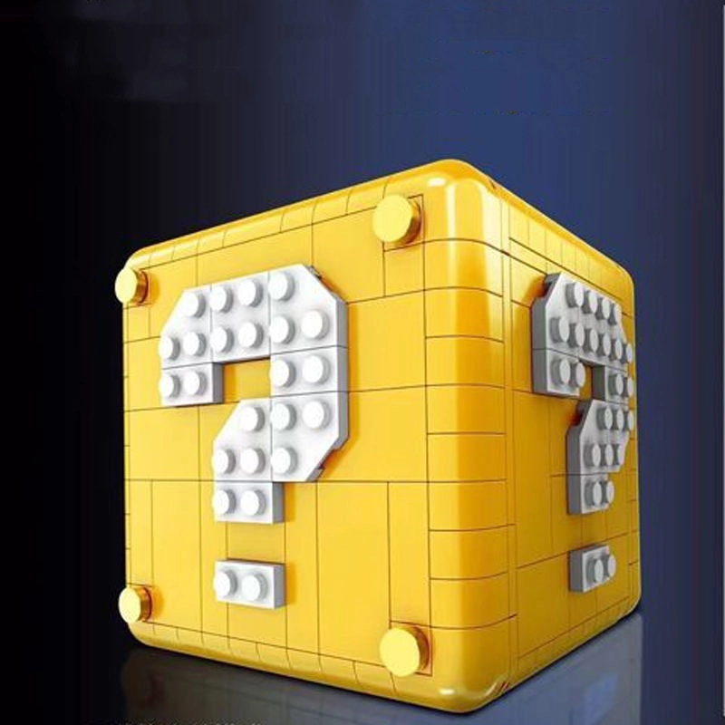 Custom 87037 Mini Mario question block Super Mario Movie & Game,Global ...