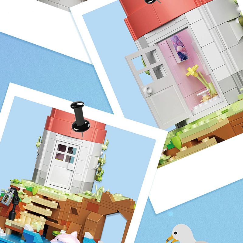 [Mini Micro Bricks] ZHEGAO 663007 Lighthouse MusicBox Creator