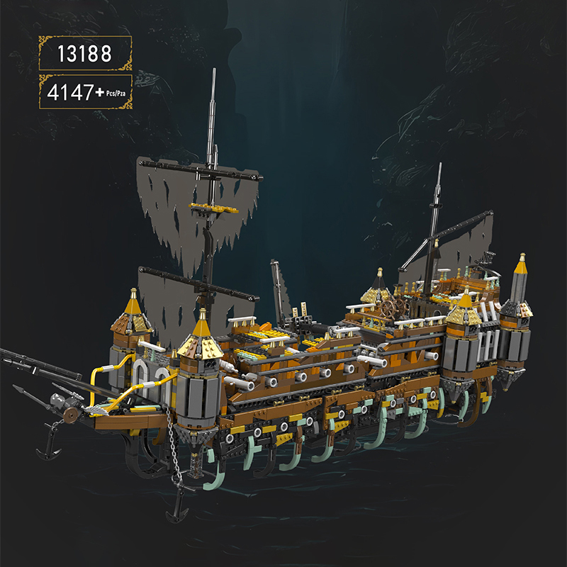 Mould King 13188 Mary Pirate Ship Movie & Game
