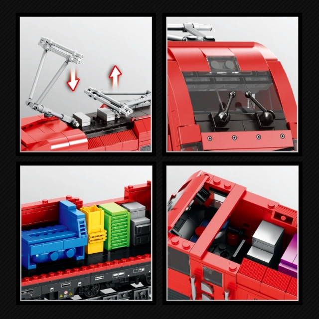 Reobrix 66020 Taurus European electric passenger trains Technic