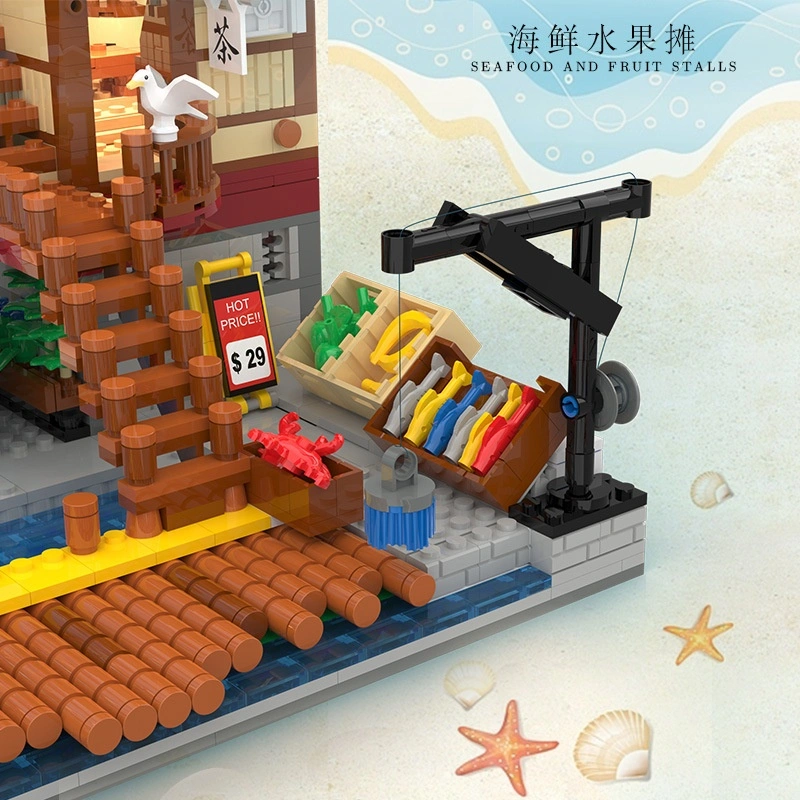 [Mini Micro Bricks] ZHEGAO 00427 Hokkaido Port Modular Buildings