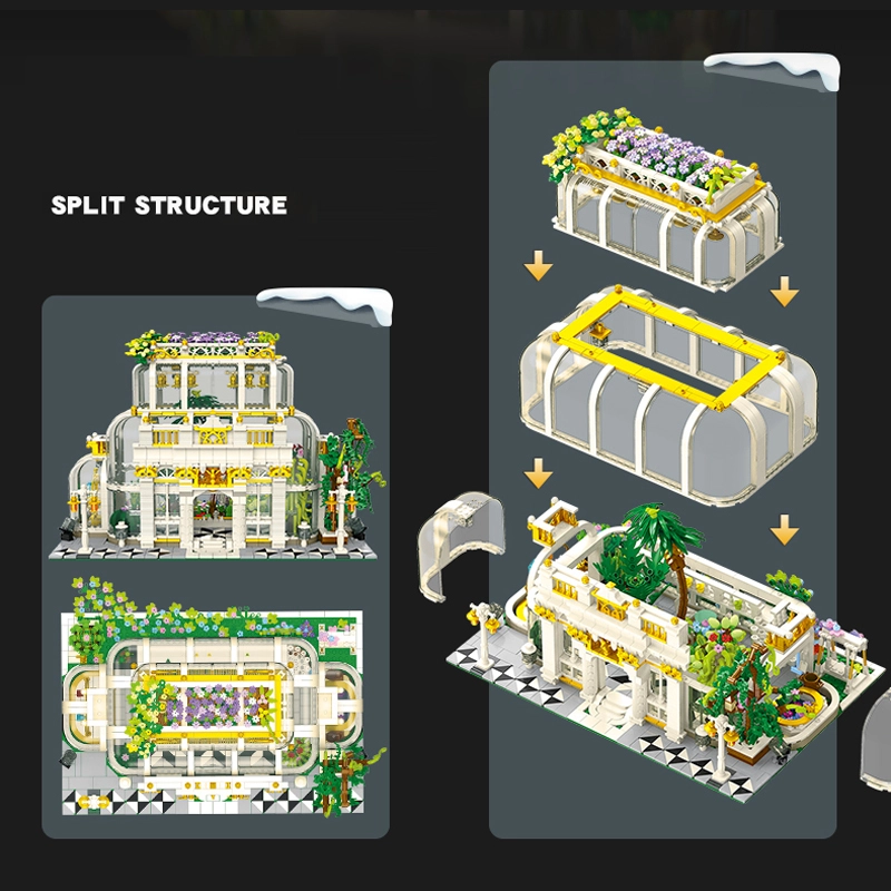 JIESTAR JJ9044 Neoclassical Botanical Garden Modular Buildings