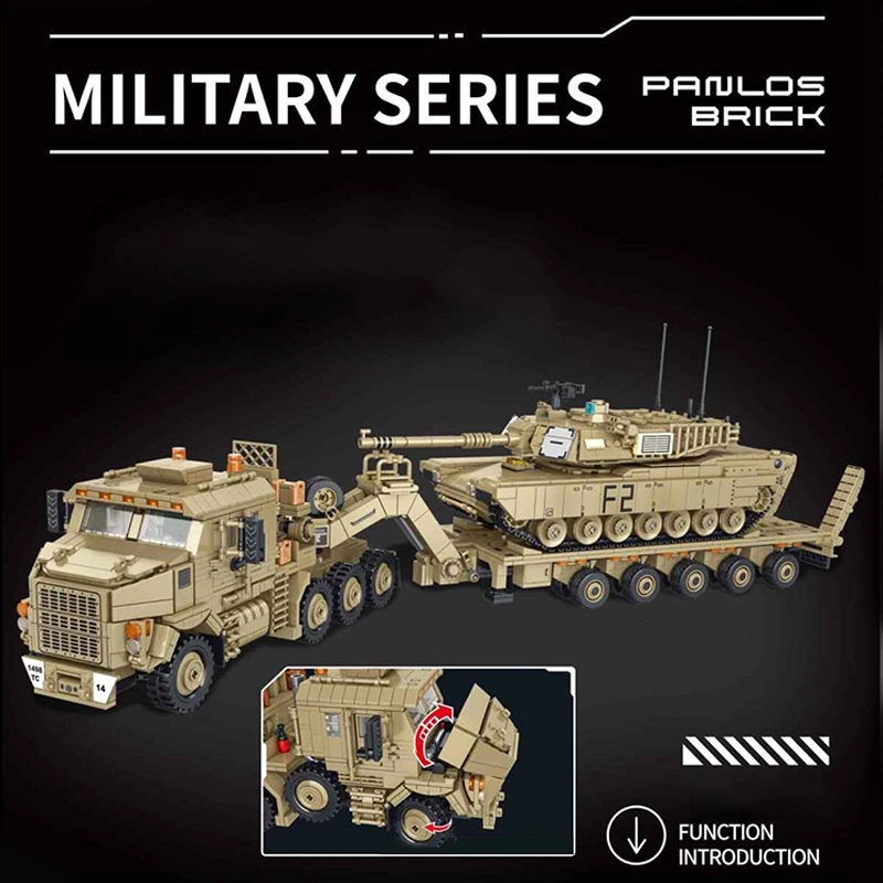 LEGO MOC Panlos 628015 M1070 Armored Vehicle Military