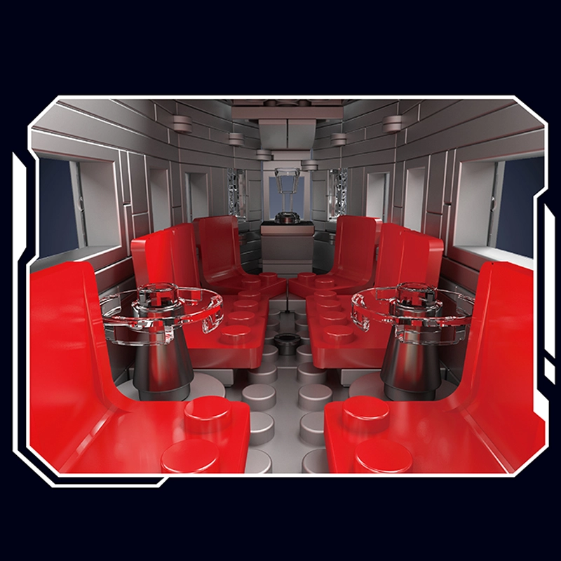 LEGO MOC [With Motor] MouldKing 12018 USA EMD F7 WP Diesel Locomotive ...