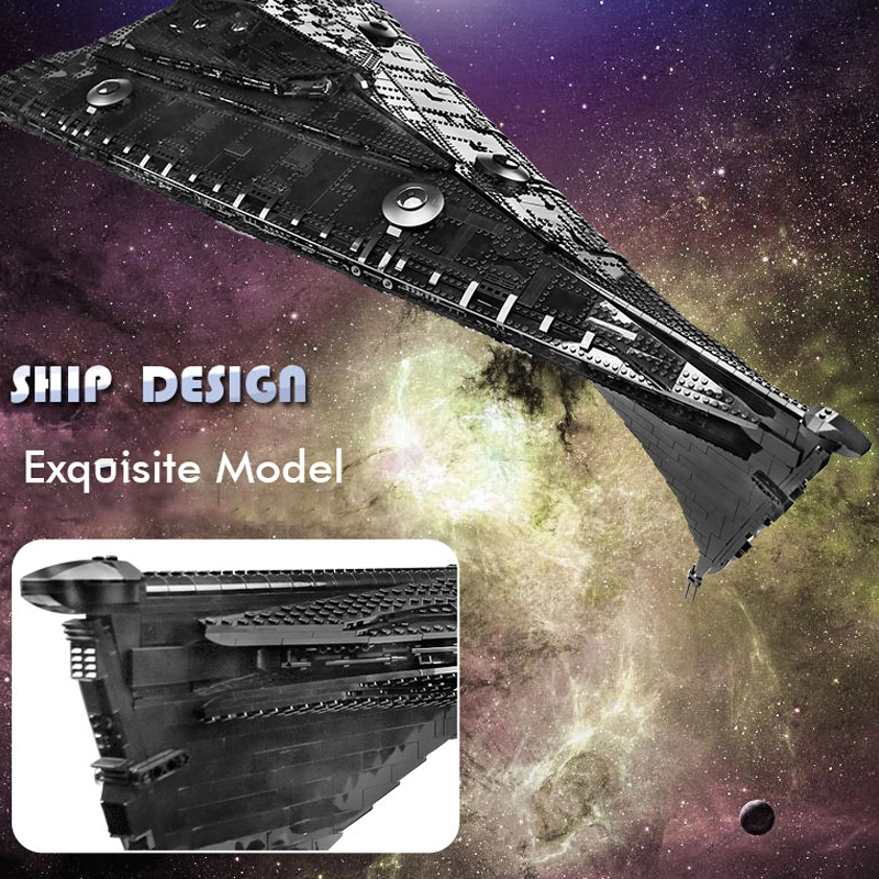 [With Original Box] Mould King 21004 Eclipse-Class Dreadnought Movie ...