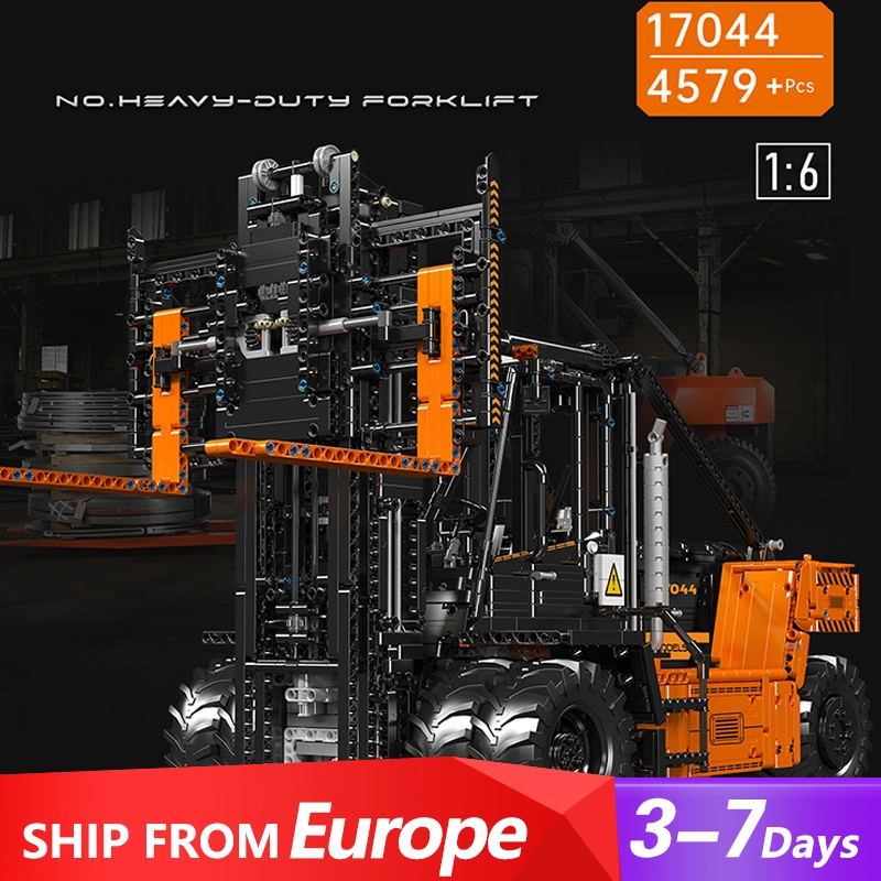 [With Motor] Mould King 17044 Heavy Duty Stacker 1:6 Technic Europe ...