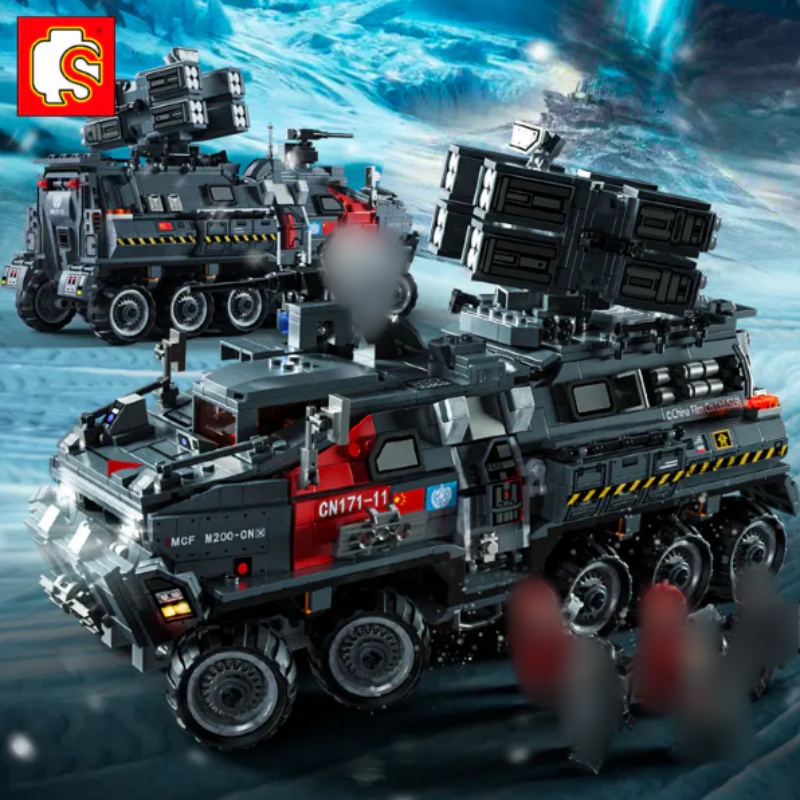 LEGO MOC SEMBO 107007 Wandering Earth: CN171 Personnel Carrier Large ...
