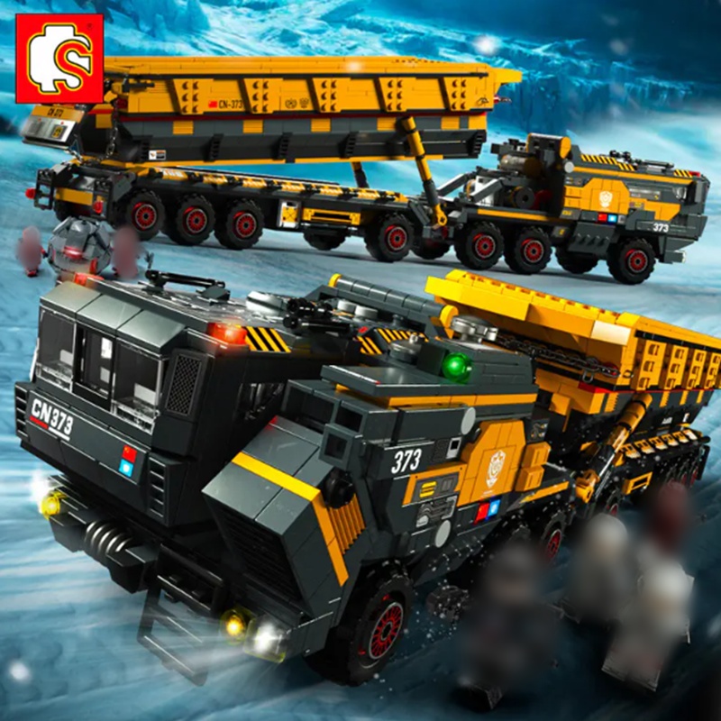 LEGO MOC SEMBO 107008 Wandering Earth: CN373 Bucket Carrier Large Movie ...