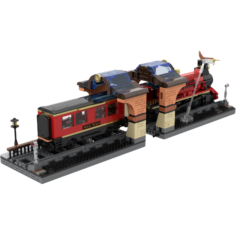 LEGO MOC Custom 92206 Train Bookstand Technic