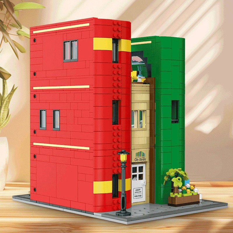LEGO MOC XMORK 10211 Cities Library Modular Buildings