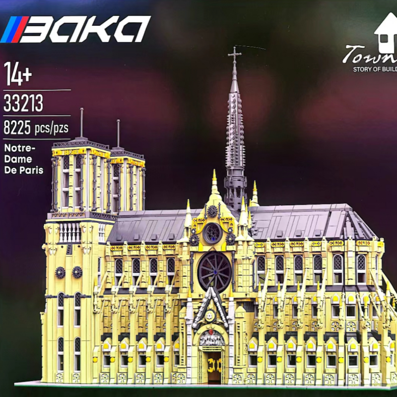 LEGO MOC BAKA 33213 Notre Dame de Paris Modular Buildings