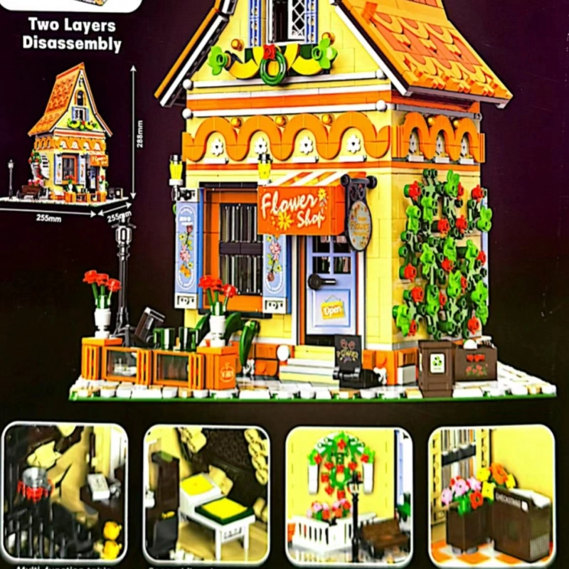 LEGO MOC BAKA 33206 Magic Flower Workshop Modular Buildings