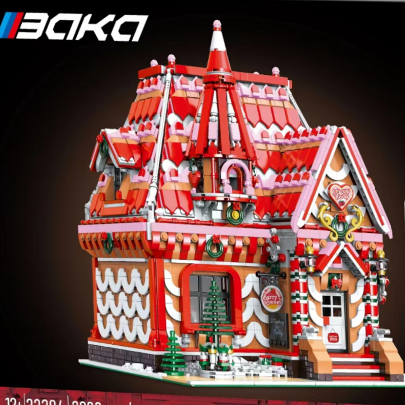 LEGO MOC BAKA 33204 Strawberry Ice Workshop Modular Buildings