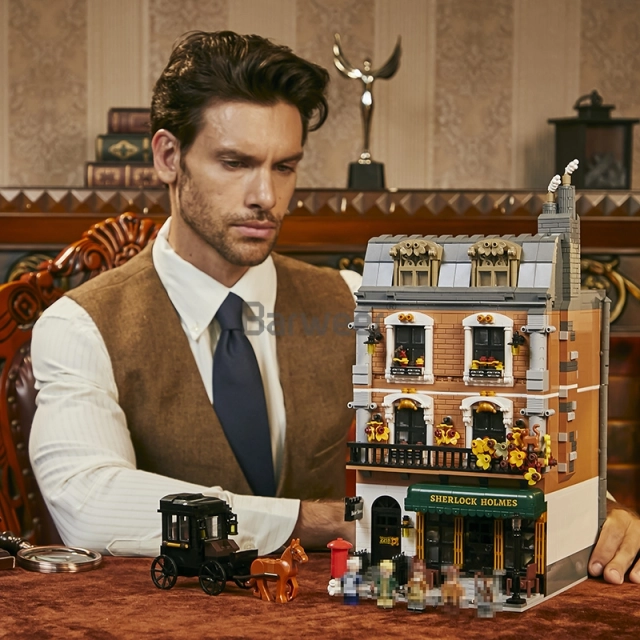 LEGO MOC Pantasy 85014 Sherlock Holmes Street View Building Modular ...