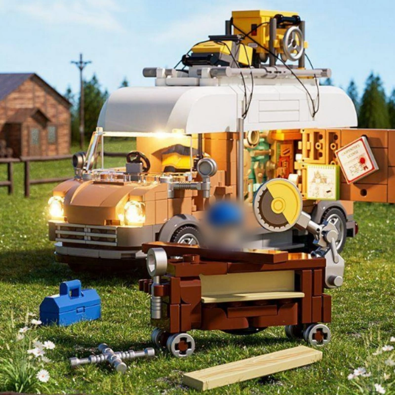 LEGO MOC FunWhole F9030 Alan's Carpentry Truck Technic